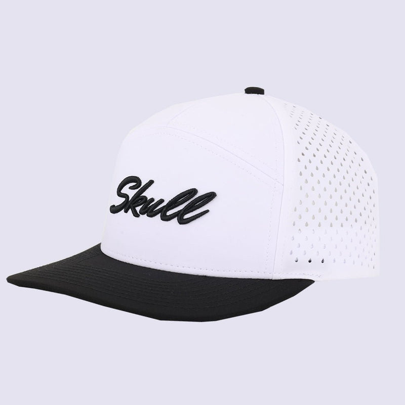 Padel Cap - Retro White Black